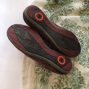 Merrell | Shoes | Merrell Arabesque Leather Zip Slip On Flat Shoes 8 ...